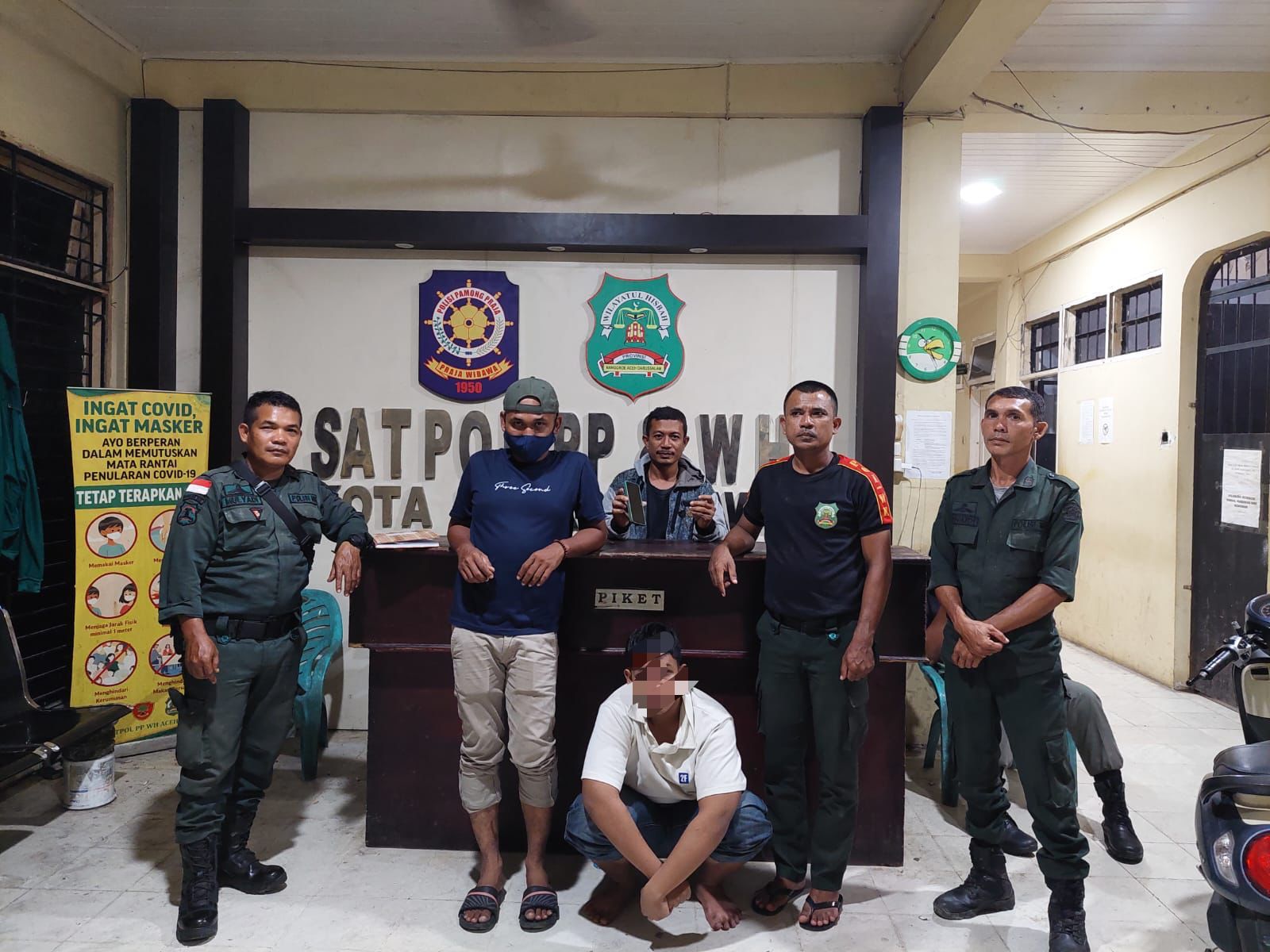 Berkedok Open BO Lewat Michat, Satpol PP Lhokseumawe Amankan Tiga Pelaku Penipuan