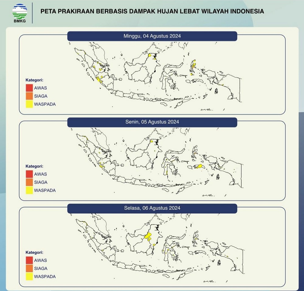 BMKG Keluarkan Peringatan Dini, Termasuk Untuk Warga Aceh