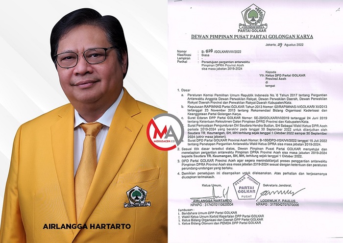 Bawa Surat PAW Hendra Budian, TM Nurlif “Turun Gunung” Temui Ketua DPRA